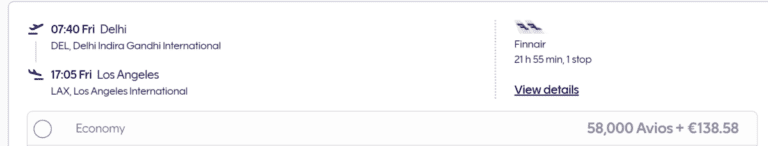 Finnair Award Chart [New Chart with Avios Mileage] - Points Math