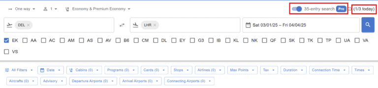 AwardTool: A Handy Award Search Tool - Points Math