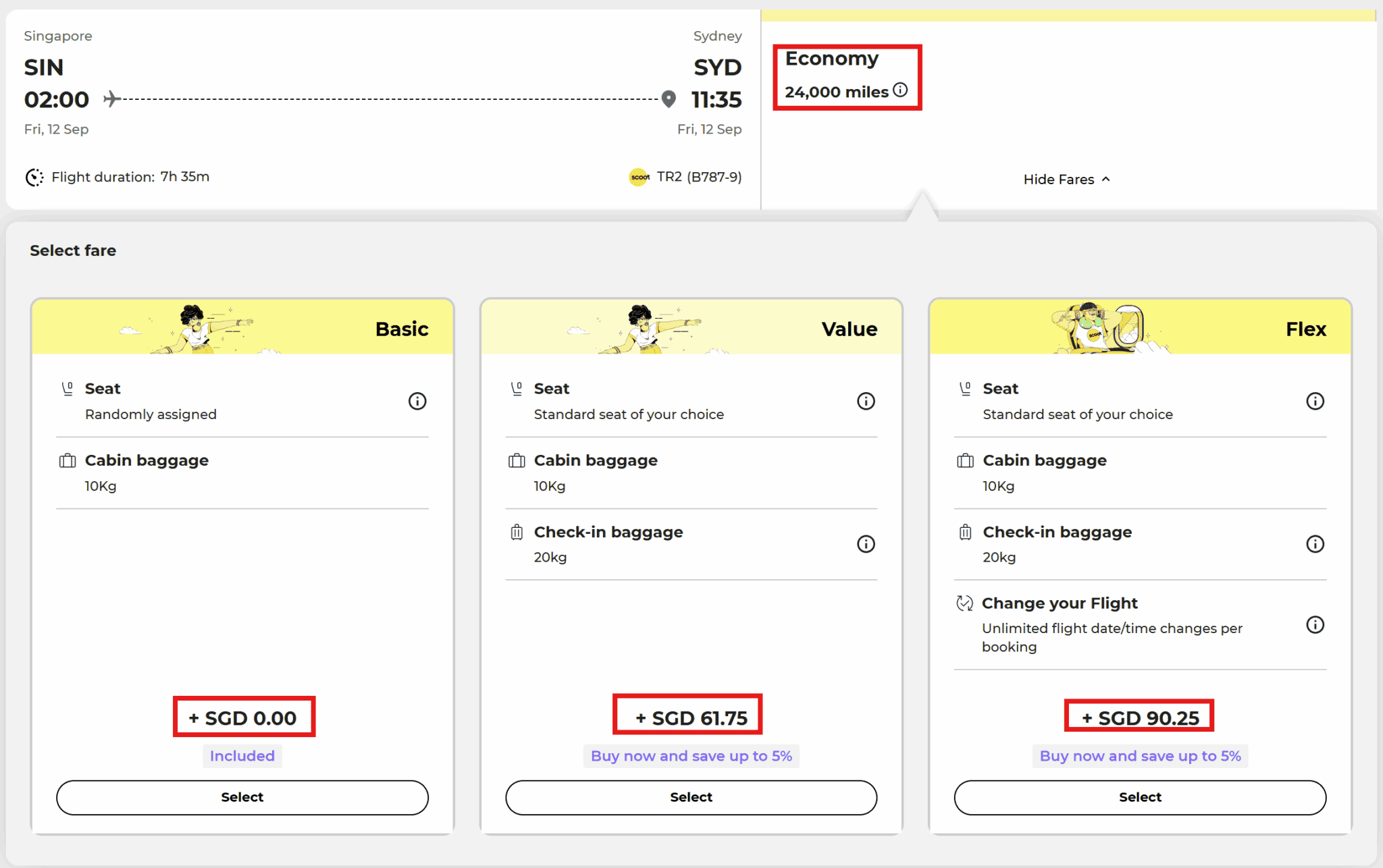 Scoot Award Chart: Redeem Flights From 1,500 KrisFlyer Miles - Points Math