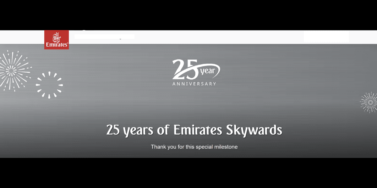 Earn 25% Bonus Emirates Skywards Miles with Partners